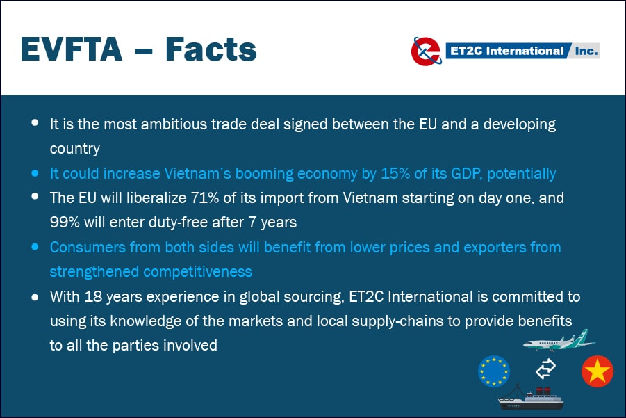EVFTA. The true meaning of the Free Trade Agreement between Europe and Vietnam - ET2C International